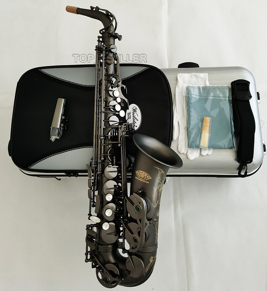 Black Saxophones RW Pro Series Alto Saxophone Black Nickel