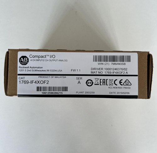 Allen Bradley 1769-IF4XOF2 A Compact I/O 4ch input/2ch output analog | eBay