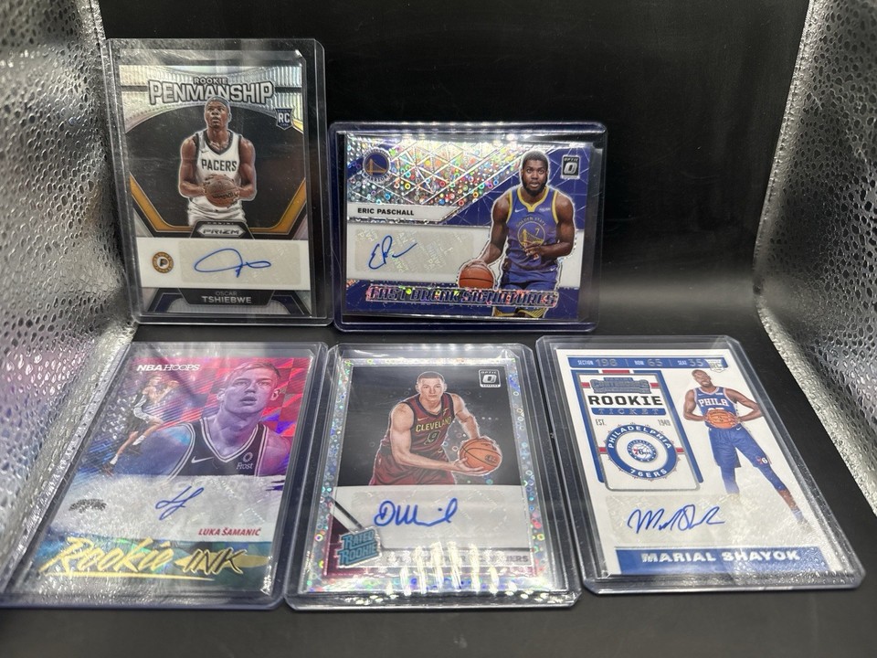 NBA Autograph Lot – 11 Cards – Prizm Optic Hoops Rookie Autos Spurs ...