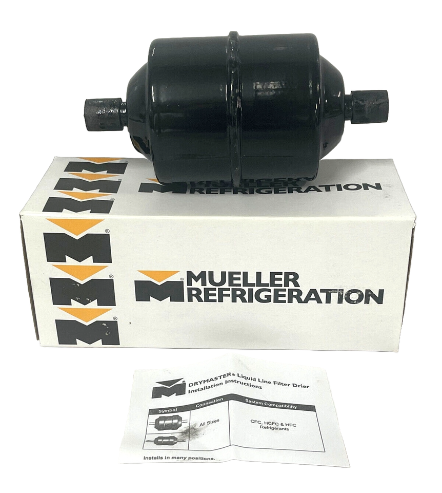 New Mueller Refrigeration Drymaster 3/8 Liquid Line Filter Drier A18699 ...