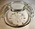Columbia Crystal Snack Tray Federal Glass | eBay