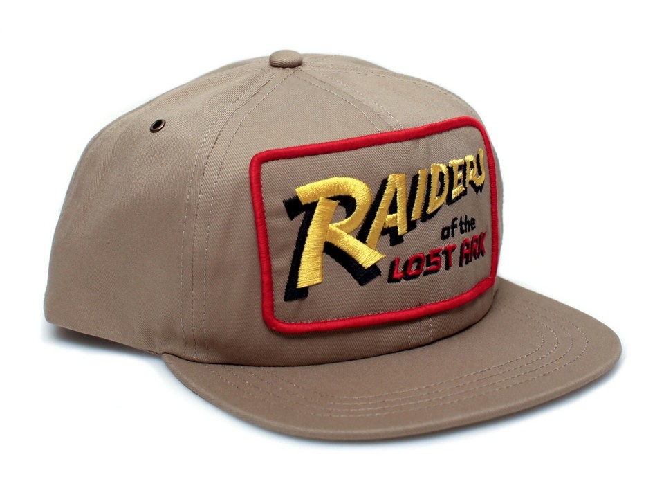 Raiders Of The Lost Ark Indiana Jones Flat Bill Hat Movie Crew Cap ...