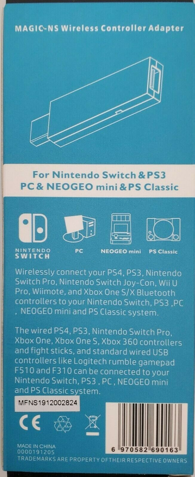 MayFlash MAGIC-NS Adapter for Nintendo Switch, Playstation 3 & PC | eBay