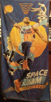 Space Jam Tune Squad Lebron James Beach Towel Size 28" x 58" Pre-owned ...
