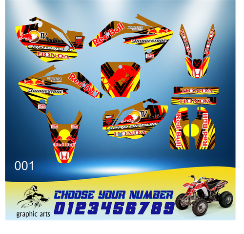 2007-2020 FITS HONDA CRF 150R GRAPHICS KIT 2019 2018 2017 2016 2015 ...