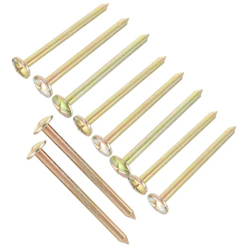 10 Pcs Yard Ground Fixing Stakes Metal Marker Stakes Border Ground ...