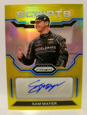 SAM MAYER GOLD #5 /10 AUTO AUTOGRAPH PRIZM PANINI NASCAR RACING 2023 | eBay