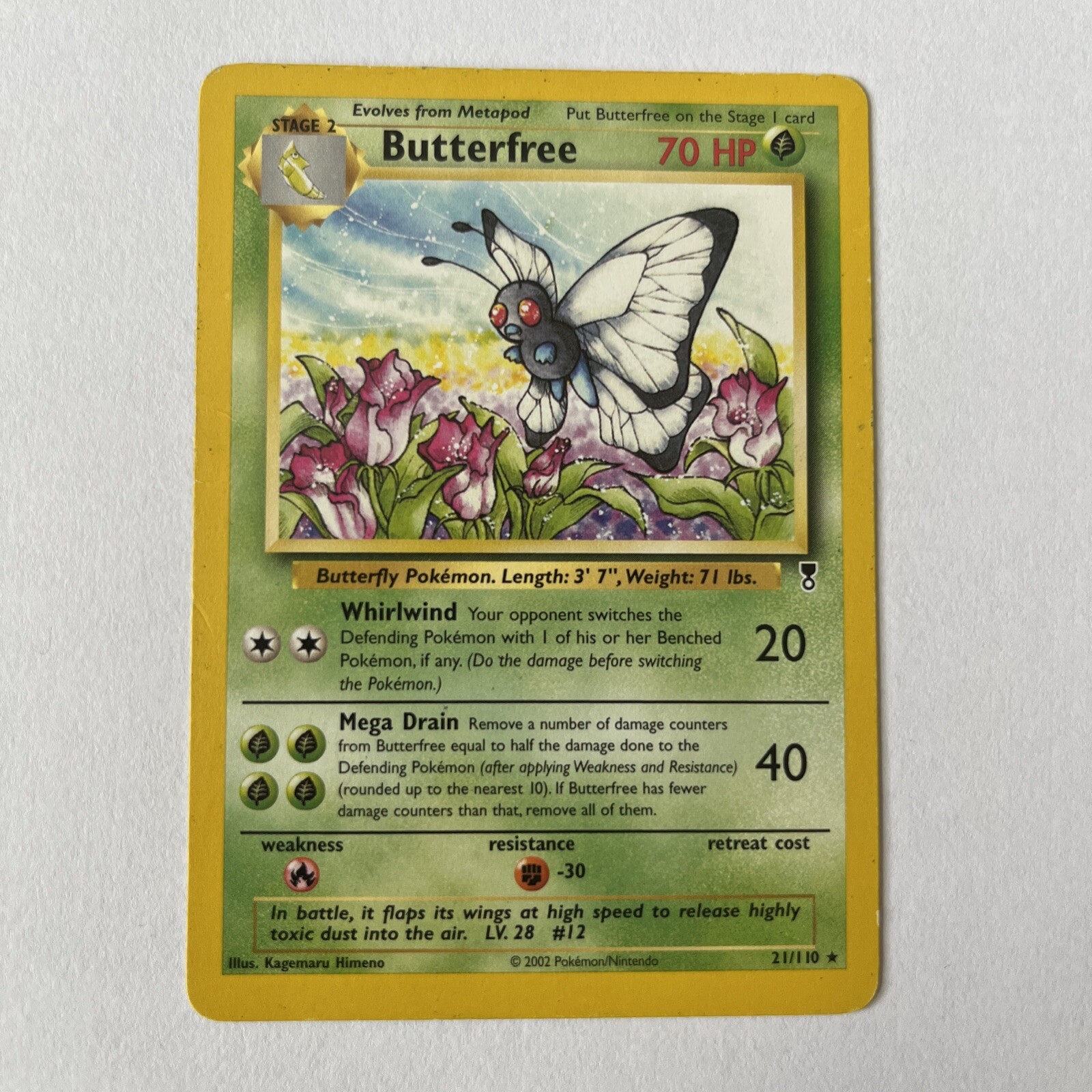 Butterfree 21/110 Rare Pokemon Card Legendary Collection - Played | eBay