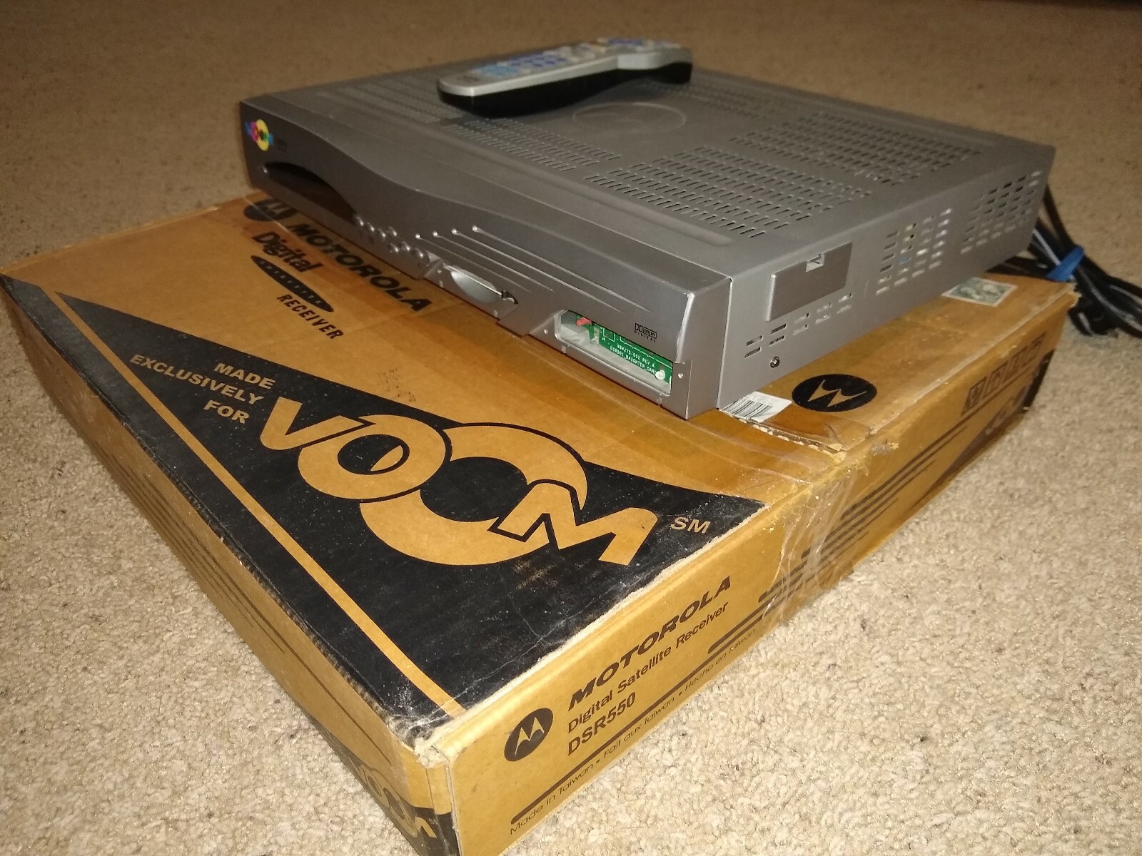 VOOM Box Voombox Motorola DSR550 OTA HDTV Digital to Analog Receiver ...