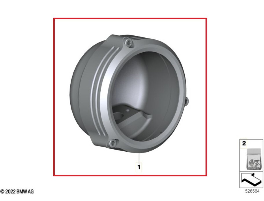 BMW Motorrad R18 K34 Speedometer Housing RSD Machined BMW 77515A0BA43 ...