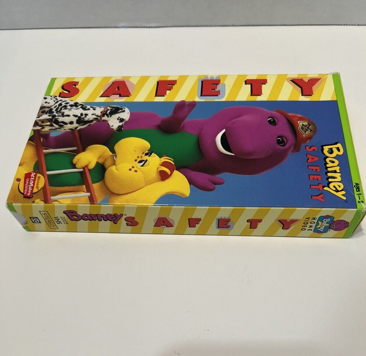 Barney - Barney Safety (VHS, 1995) Tested Sing-Along Film 45986020055 ...