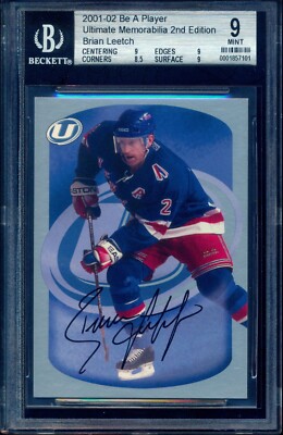 2001-02 BAP Ultimate Memorabilia BRIAN LEETCH Silver Autograph 16/40 ...