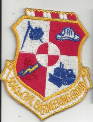 PATCH USAF 5040th CIVIL ENGINEERING GROUP CEG ELMENDORF AFB | eBay