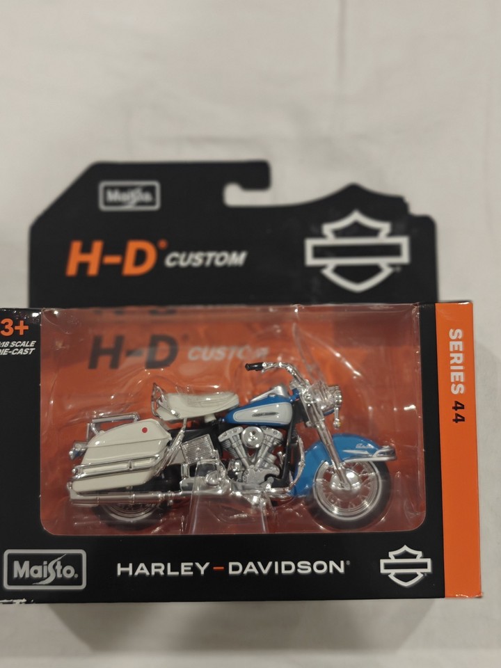 1966 66 FLH ELECTRA GLIDE HARLEY DAVIDSON SERIES 44 1/18 DIECAST ...