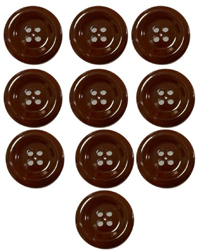 2 inch Big Colored Buttons Large Round Shapes Craft Flatback Resin ...