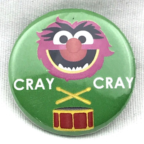 The Muppets Animal Cray Cray Pin Button Collectible Multi-Color Fun ...