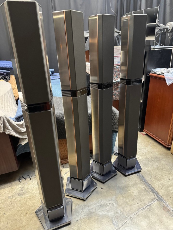 Bang & Olufsen Type 6603 Floor Twin penta Speakers 4 pieces LOCAL P/UP ...