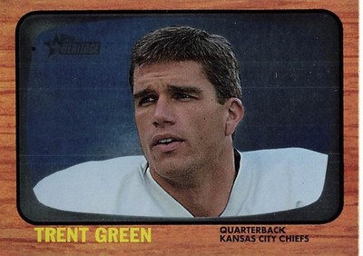 TRENT GREEN 2005 TOPPS HERITAGE FOOTBALL FOILBOARD THC81 | eBay