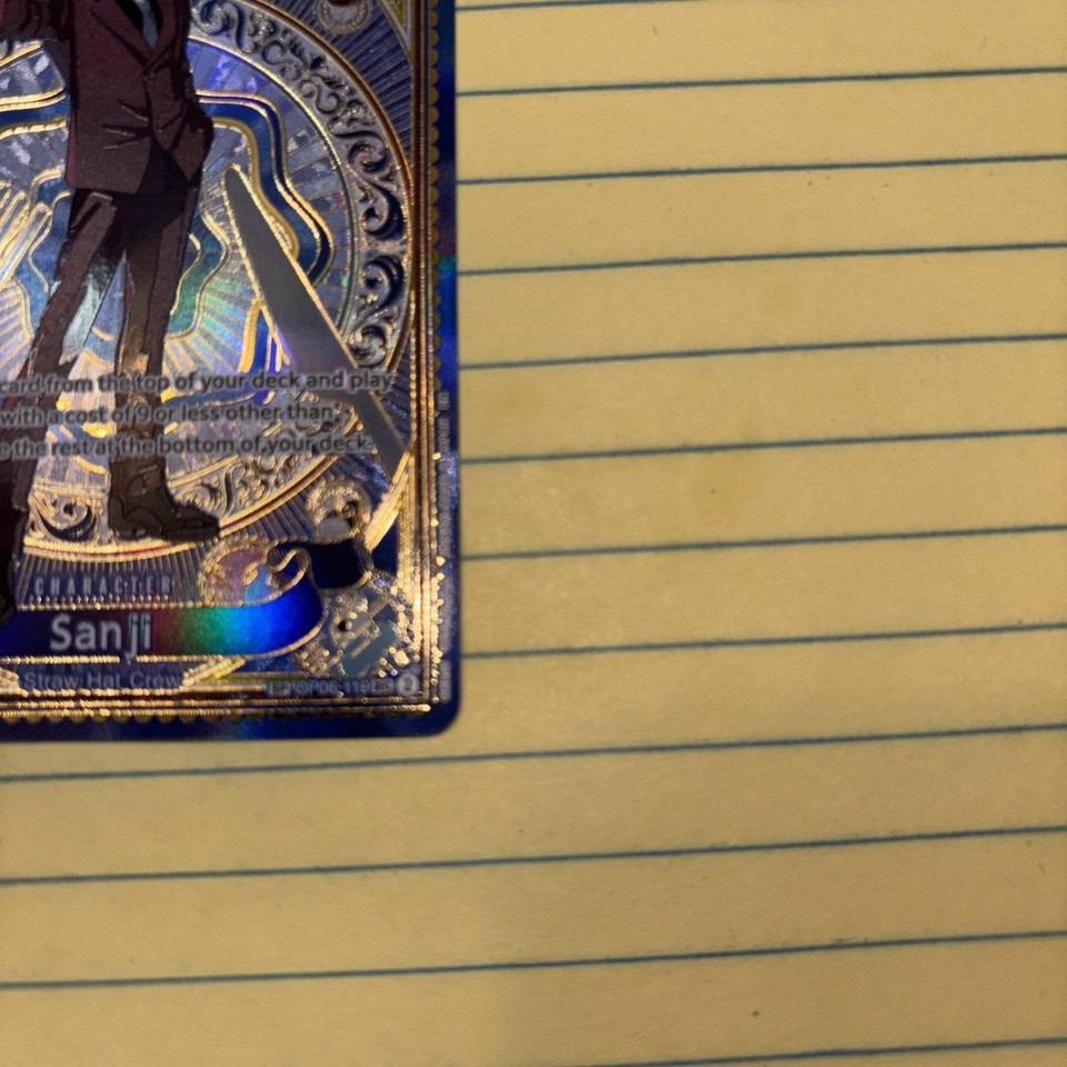 Sanji OP06-119 [SP PAR OP11] Parallel A Fist of Divine Speed One Piece English | eBay