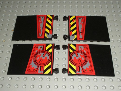 4 x LEGO Ninjago Flag with Sticker Ref 2525 for Set 70750 Ninja DB X | eBay
