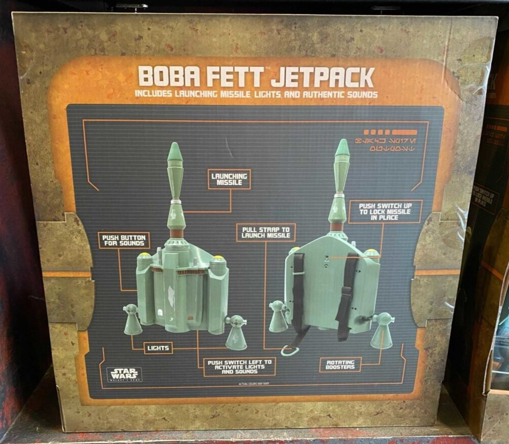 Star Wars Galaxy's Edge BOBA FETT Jetpack w/Launching Missile Lights ...