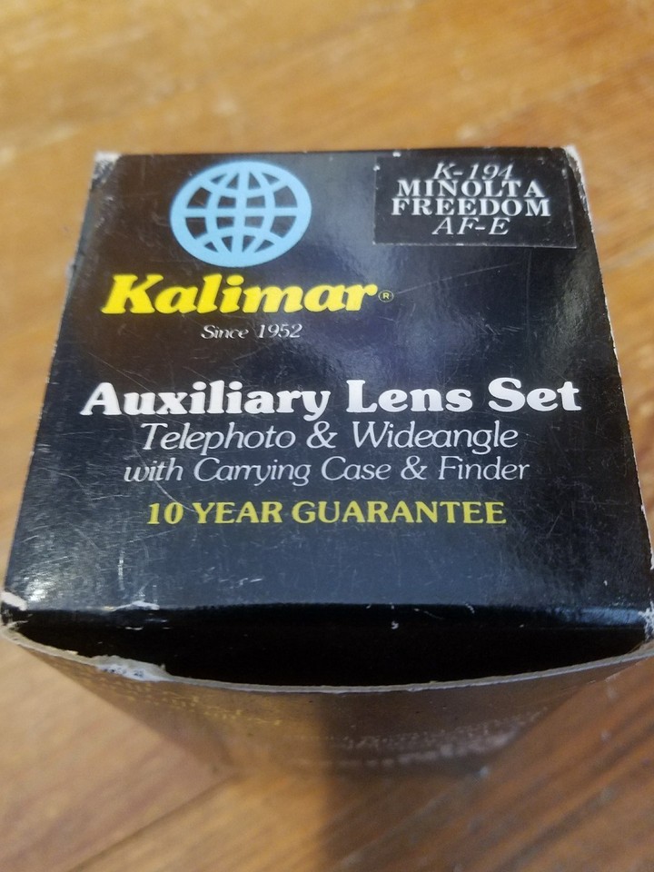 Kalimar K-193 Auxiliary Lens Set Telephoto & Wide Angle for Nikon L135 ...
