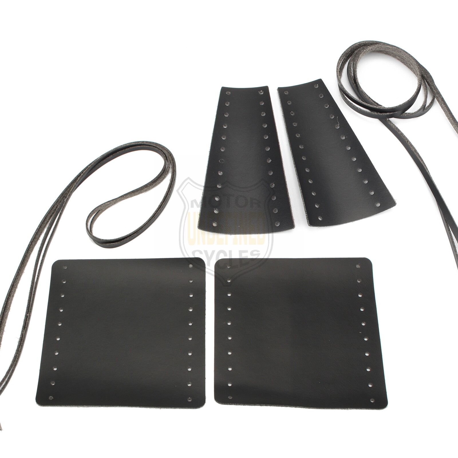 For Harley Motorcycle Leather Hand Grips +Brake Clutch Lever Covers ...