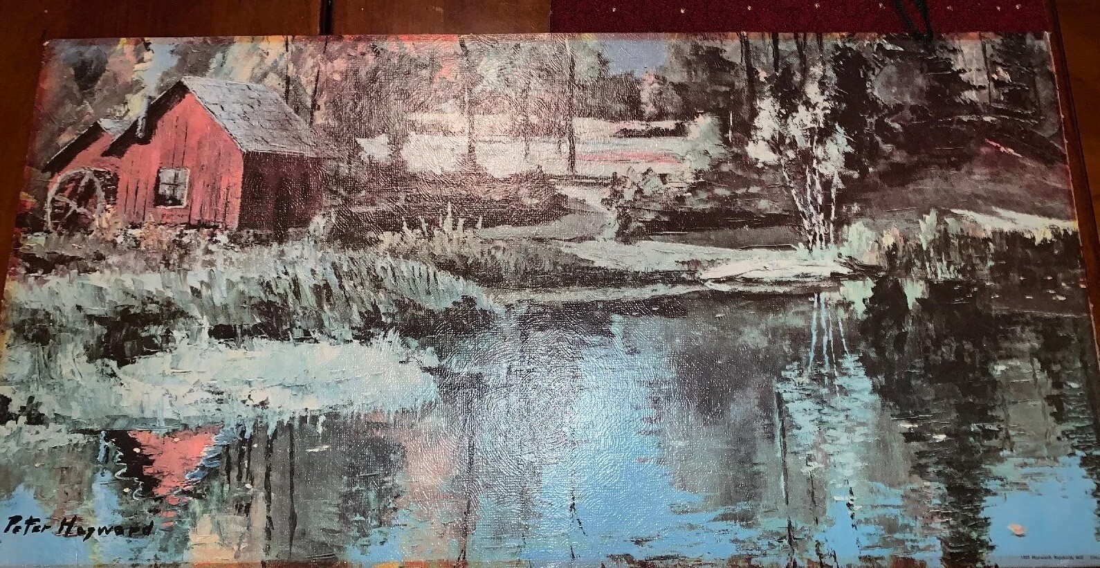 Peter Hayward Brookside Mill Signed Textured Print Lithograph | eBay