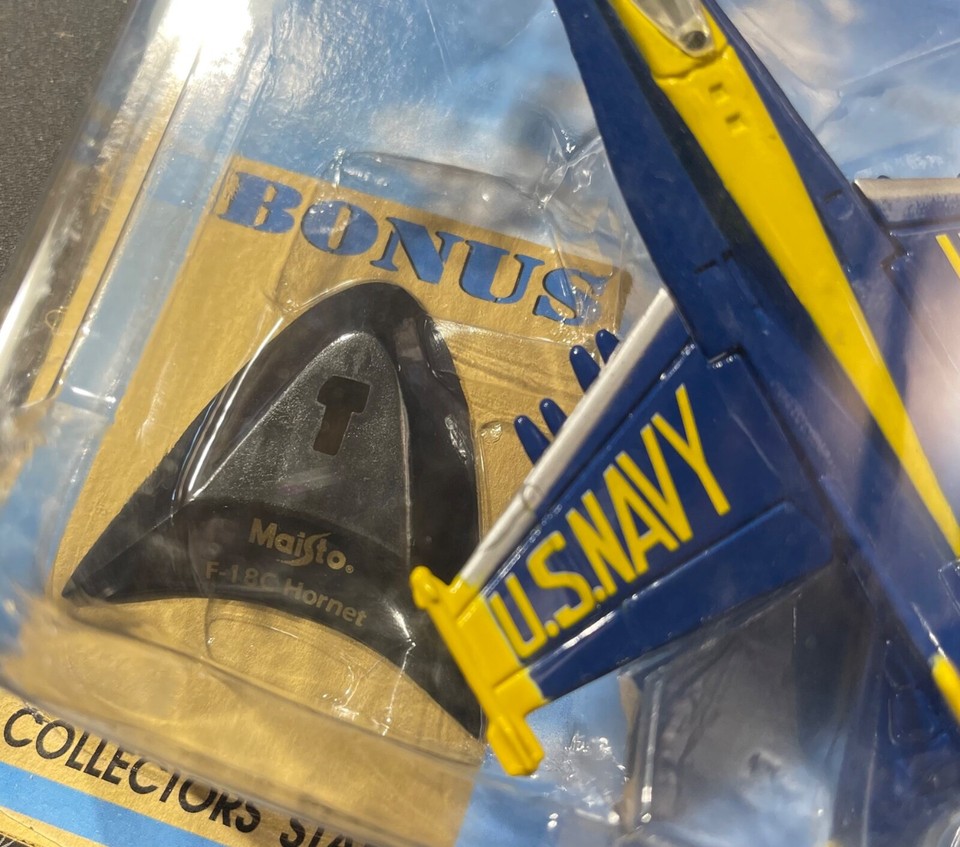 Maisto F-18C Hornet US Navy Blue Angels Tailwinds FS NEW Model Kit ...
