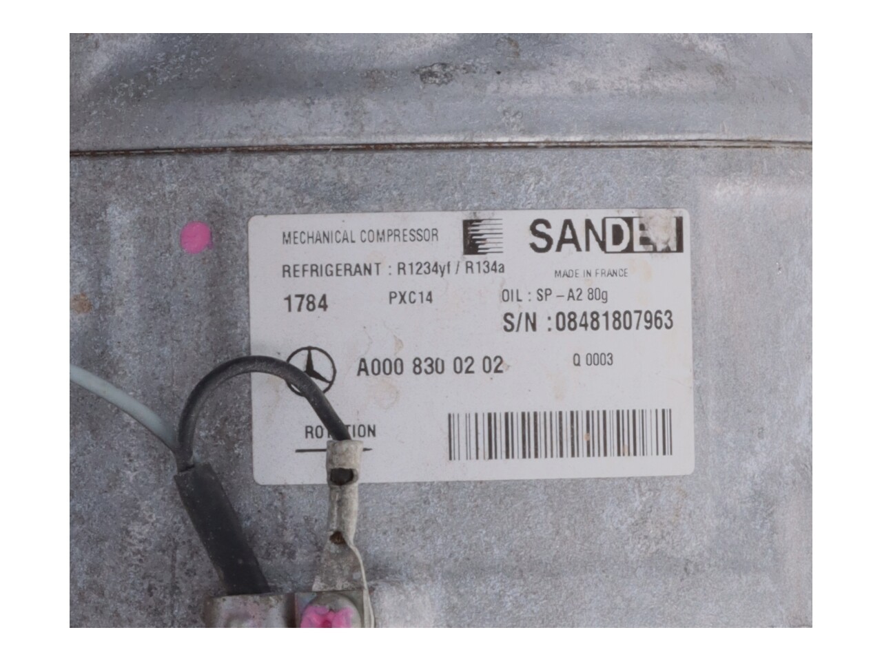 A0008300302 KLIMAKOMPRESSOR FÜR MERCEDES-BENZ CLASE GLC W253 2.0 CGI ...