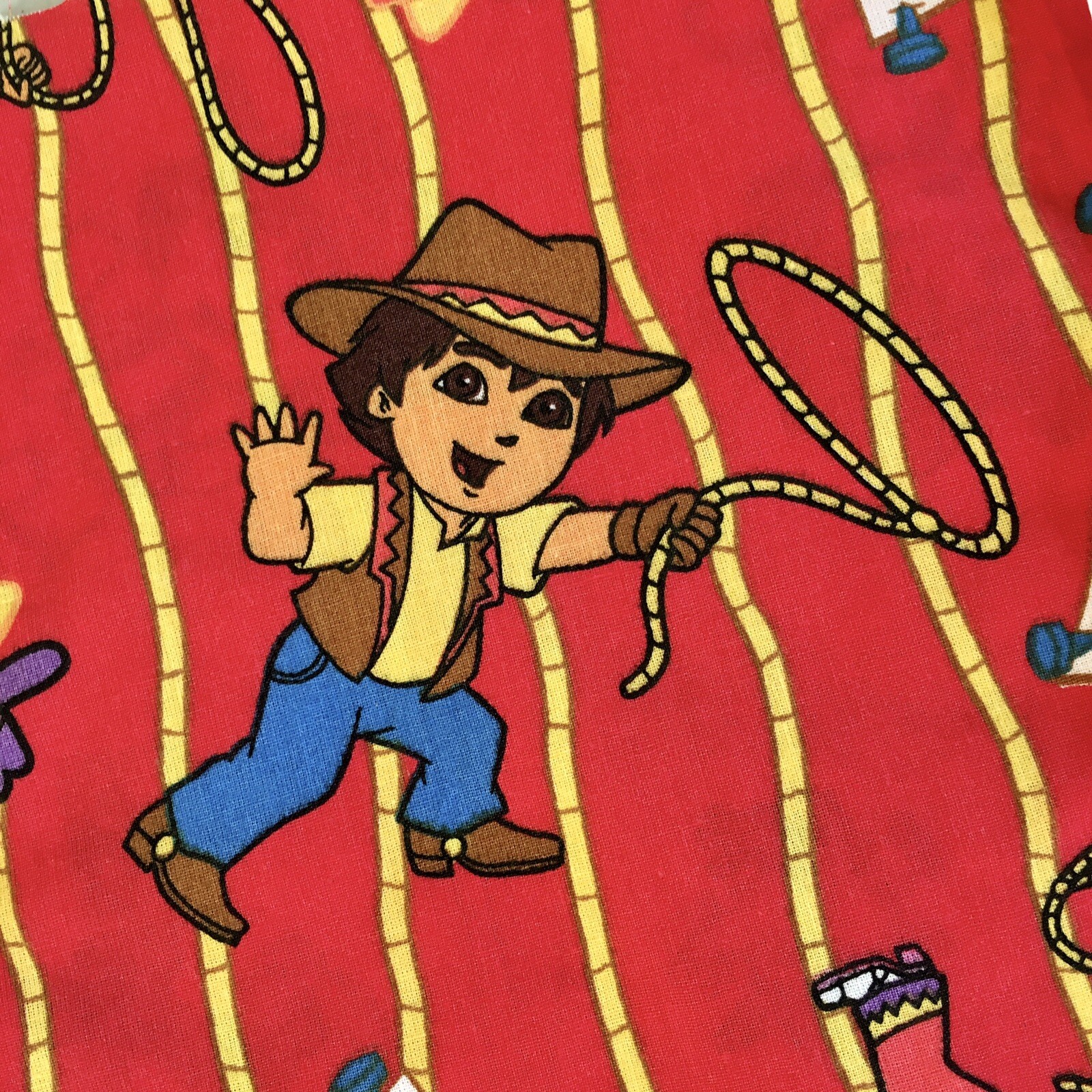 Vintage 2004 Dora The Explorer Wanted Poster "Swiper" Cowboy Cotton ...