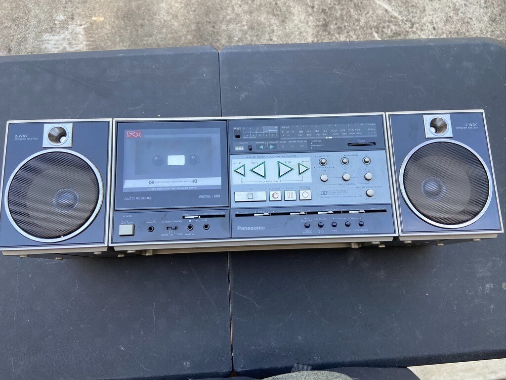 Panasonic National RX-C52 Boombox Portable Stereo Component System ...