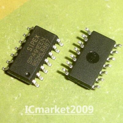 50 PCS SP491EEN SOP-14 SP491 Enhanced Full Duplex RS-485 Transceivers ...