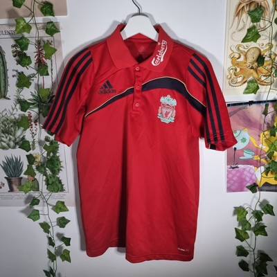 Adidas 2009-10 - Liverpool Football Club Red Polo Shirt - Mens Size ...