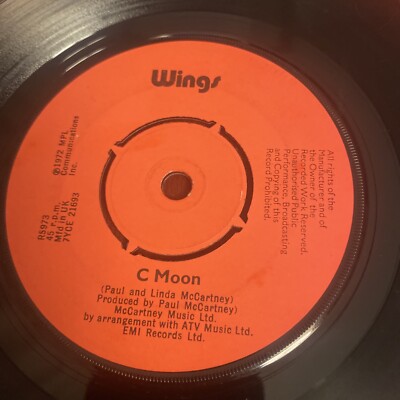 Paul McCartney & Wings - Hi Hi Hi / C Moon R 5973 UK 7" 1972 (3) | eBay UK