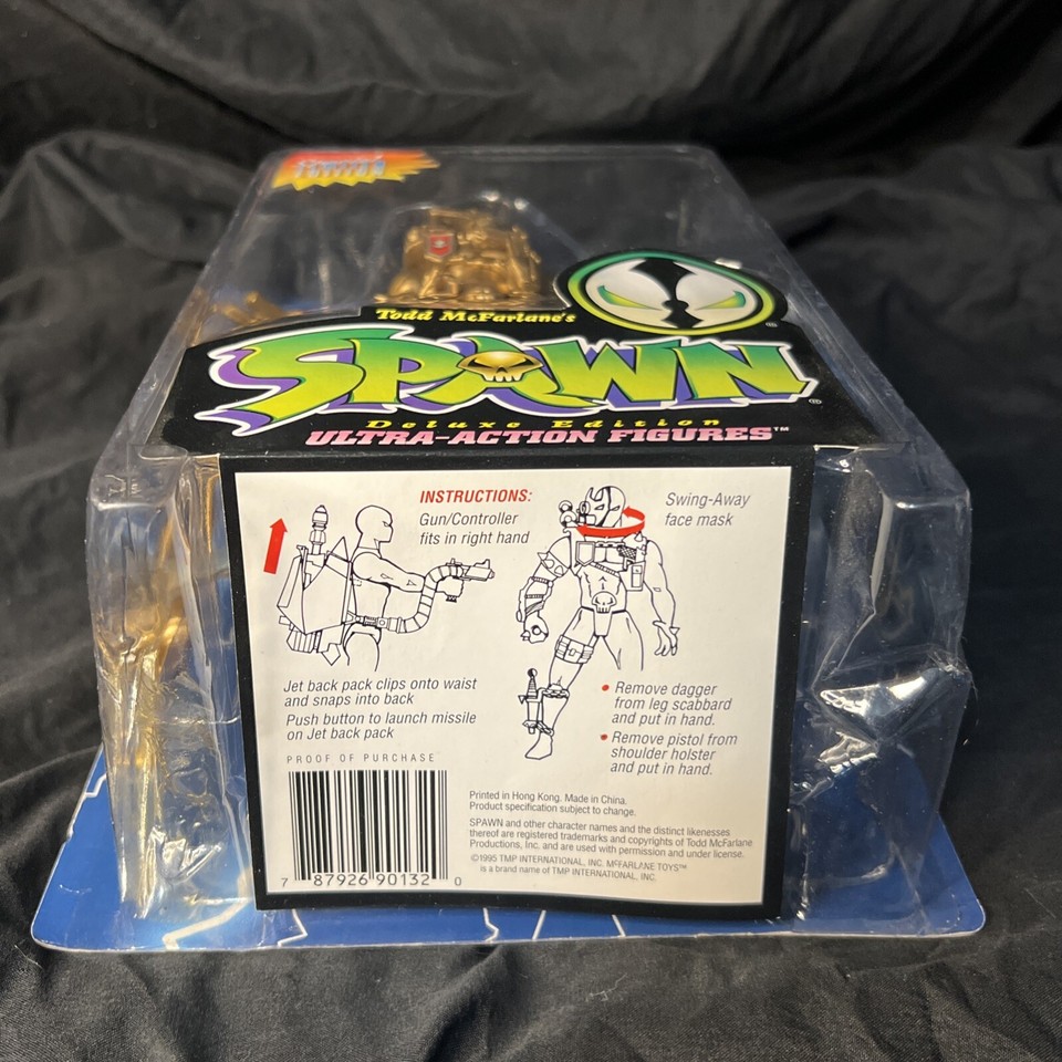 McFarlane Toys Spawn Ultra-Action Figures Pilot Spawn Gold Deluxe Edition 1995 | eBay