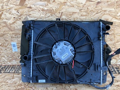 JAGUAR XJ XJL XF (10-15) 5.0 ENGINE FAN RADIATOR AC CONDENSER COOLING ...