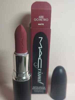 MAC macximal matte lipstick 688 Go Retro Full size New/boxed | eBay