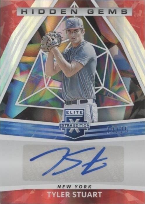 2022 Panini Elite Extra Edition - Hidden Gems Tyler Stuart #HG-TS Red ...