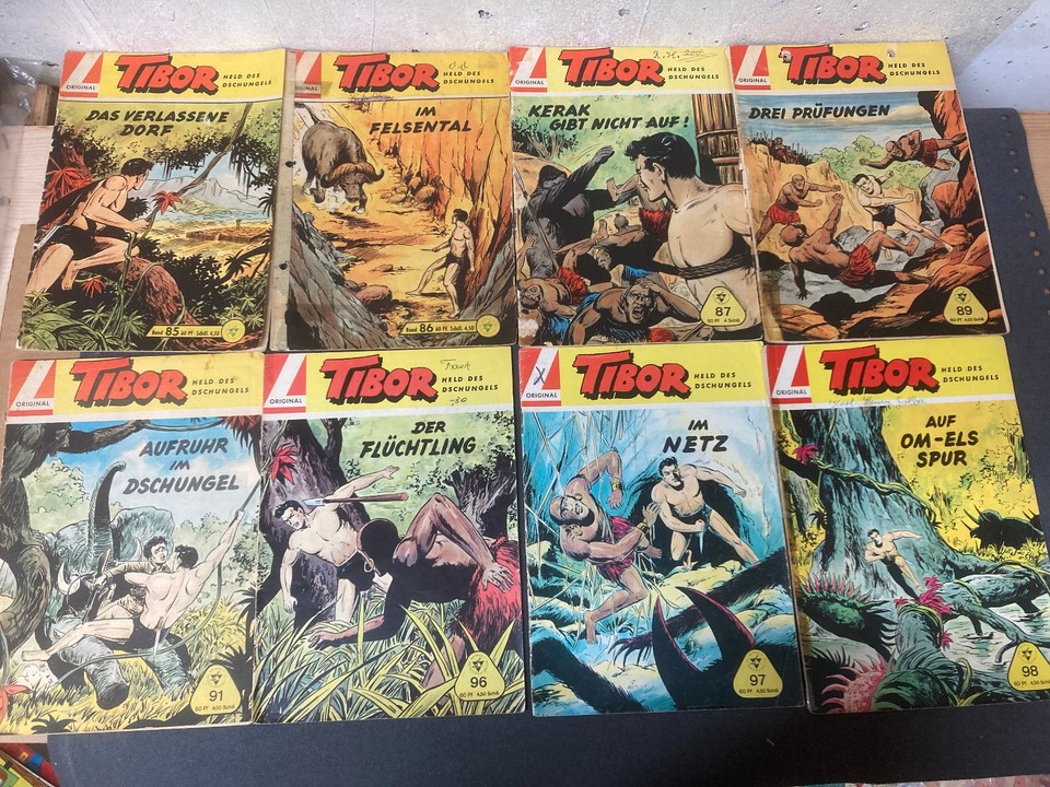 Lehning: 45 x TIBOR Comic Hefte (60er Jahre) [7760] | eBay.de
