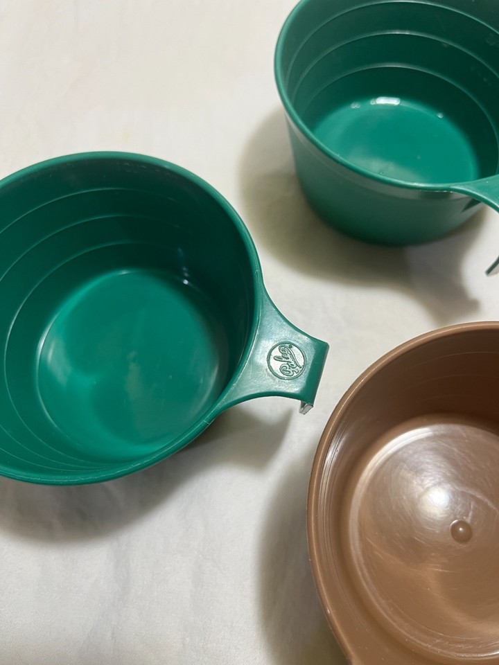 5 Vintage Scout Mess Kit Plastic cups camping cooking free shipping | eBay