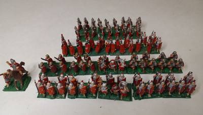 15mm Ancients/Classical Roman army with archers. Painted metal ...