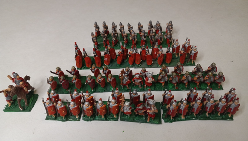 15mm Ancients/Classical Roman army with archers. Painted metal ...