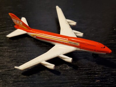 Mattel Matchbox Boeing 747-400 Diecast Toy Plane 2006 SB69 MBX Airplane ...