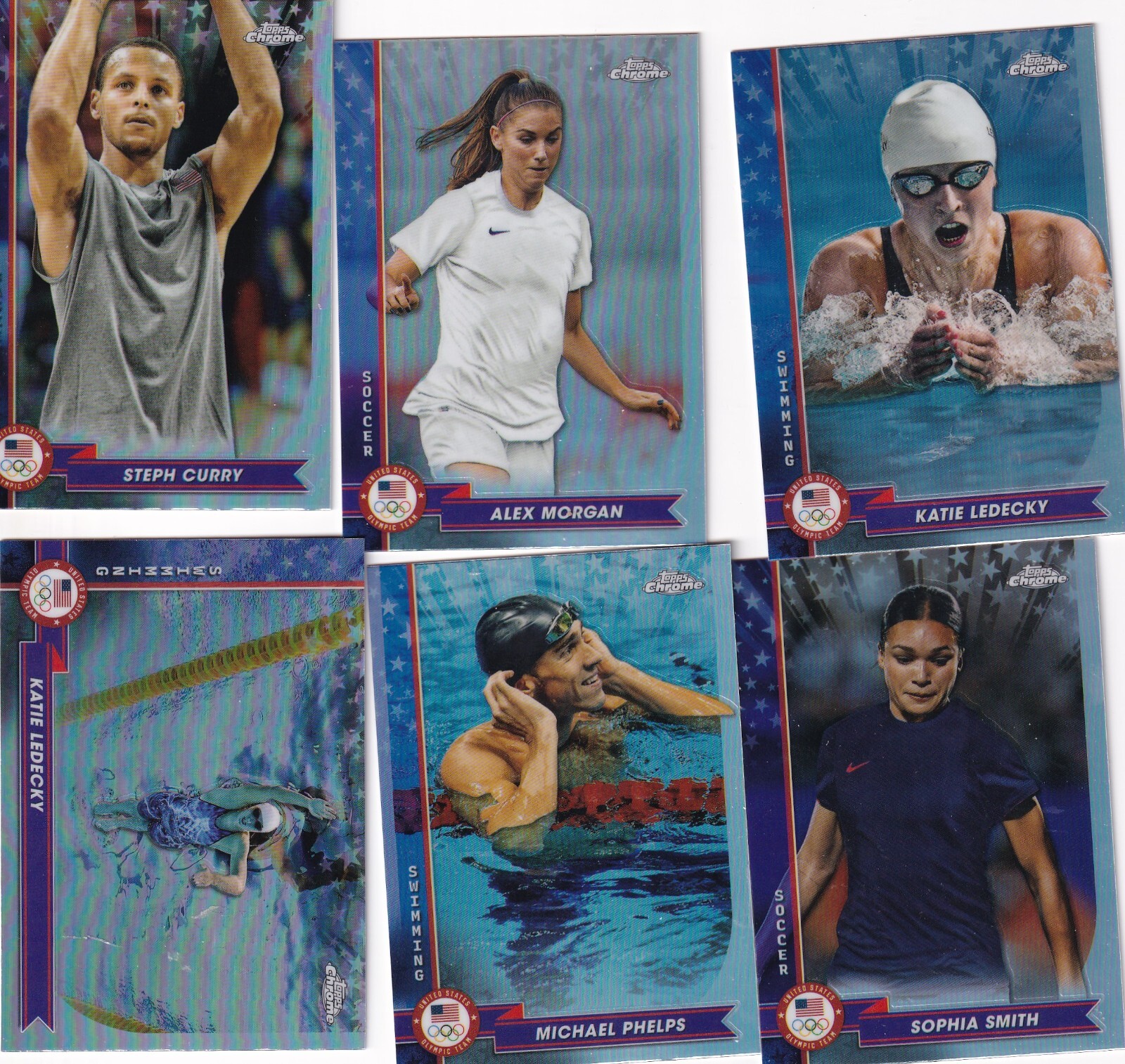 Silver Refractor 2024 Topps Chrome Olympics 1-200 Pick Your Card List ...