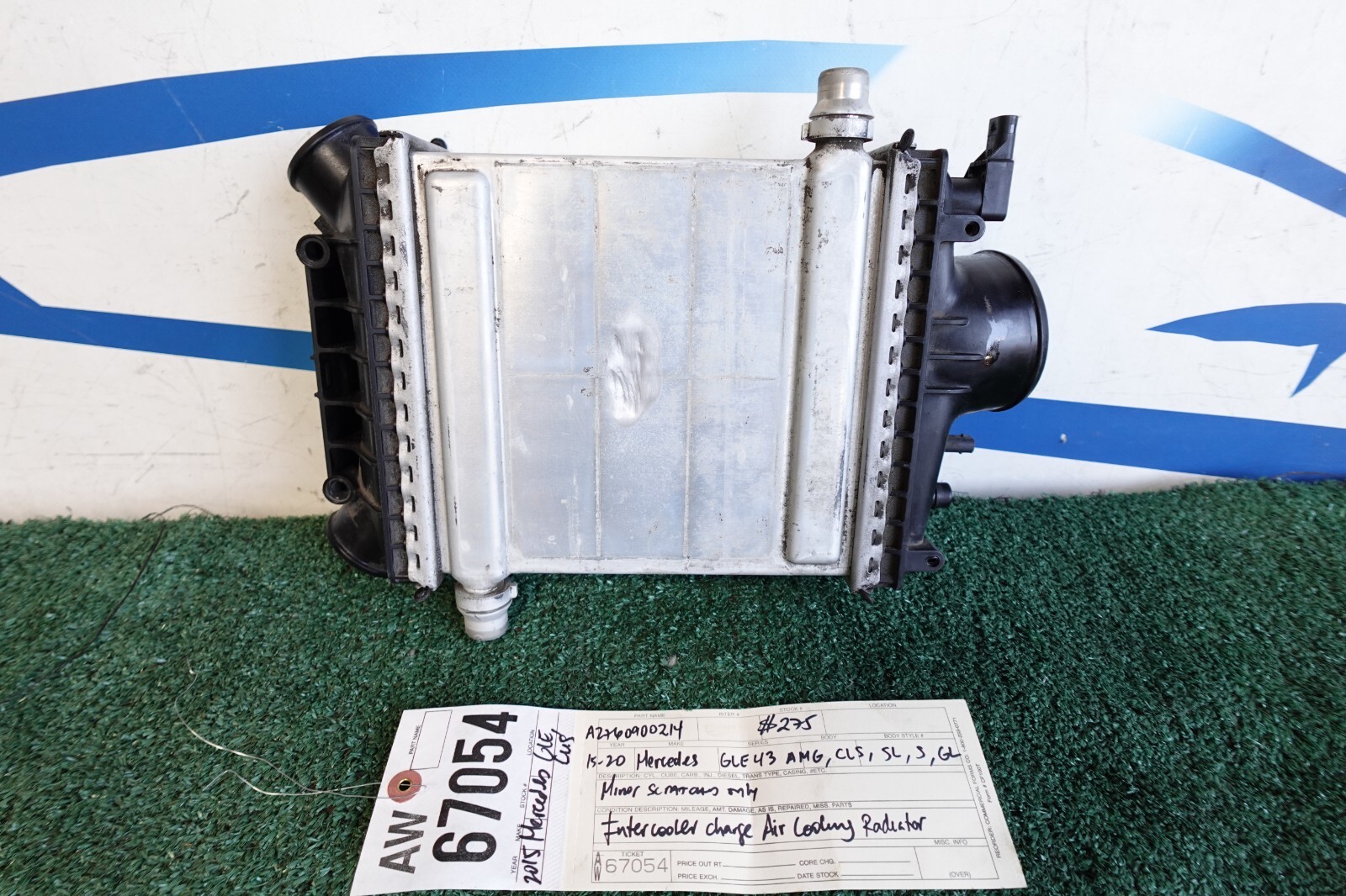 2015-2020 MERCEDES GLE 43 AMG CLS SL S GL INTERCOOLER CHARGE AIR ...