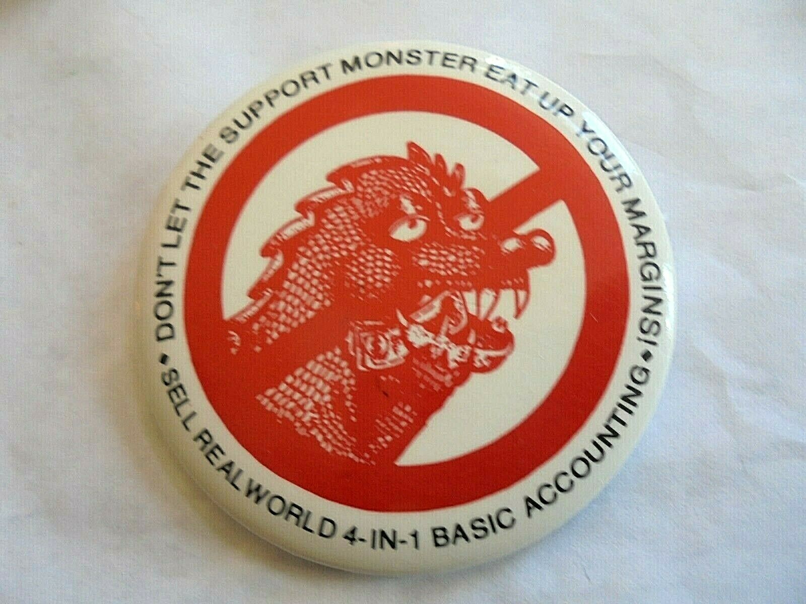 Vintage Real World 4 in 1 Basic Accounting Support Monster Advertising ...