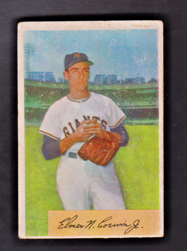 1954 Bowman Baseball #137 Al Corwin VG Giants | eBay