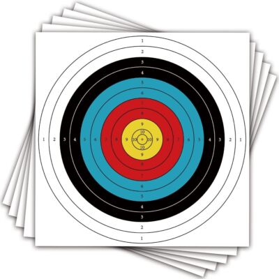 50 PCS 40cm Archery Paper Target Surface For Bow And Arrow Target ...