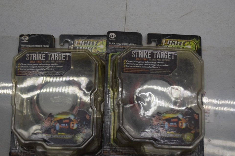 824 Four 4 New Wowwee Light Strike Game Laser Tag Target Assault ...